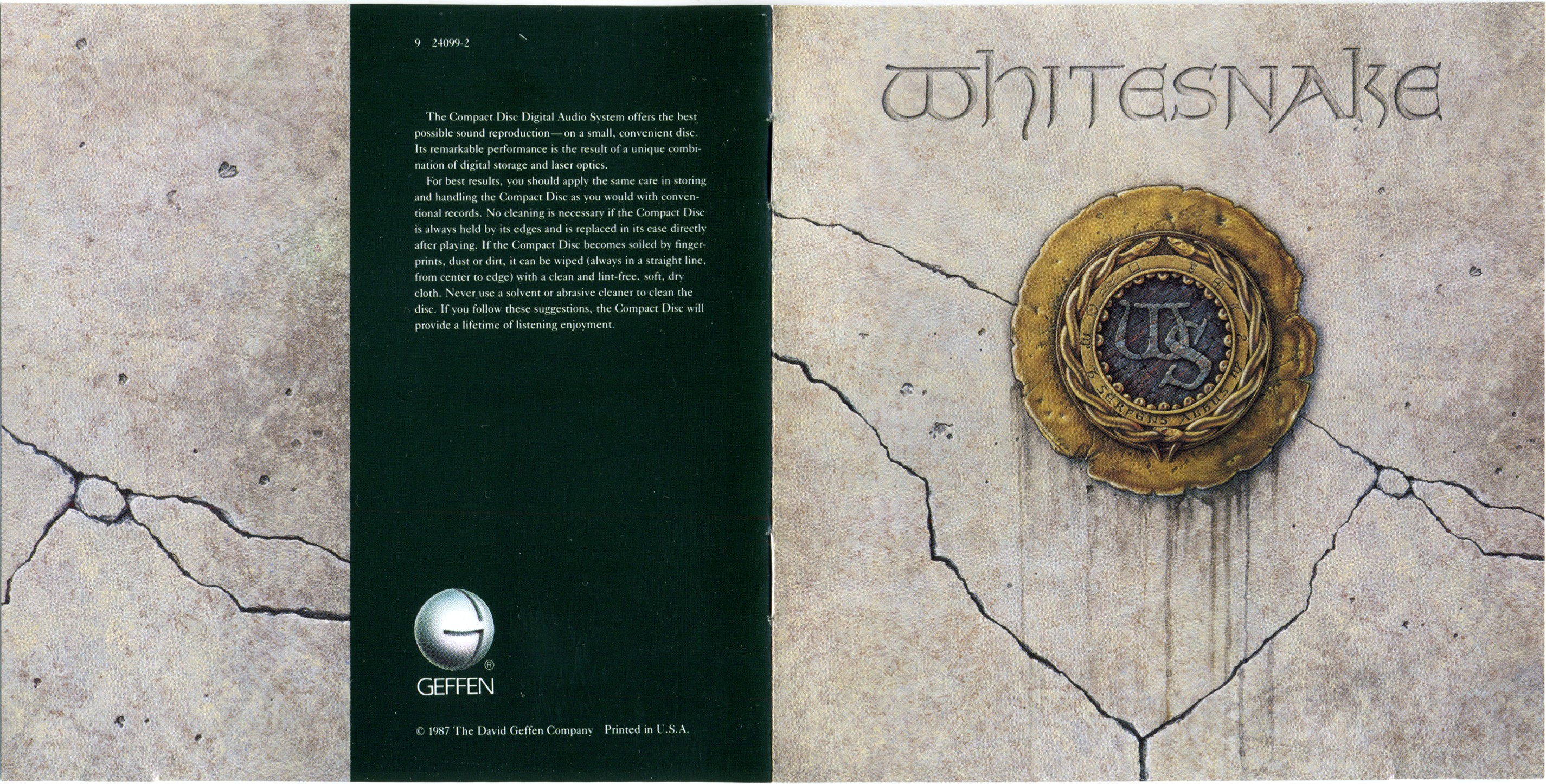 Whitesnake Whitesnake : Front + Inlay us | CD Covers | Cover Century ...